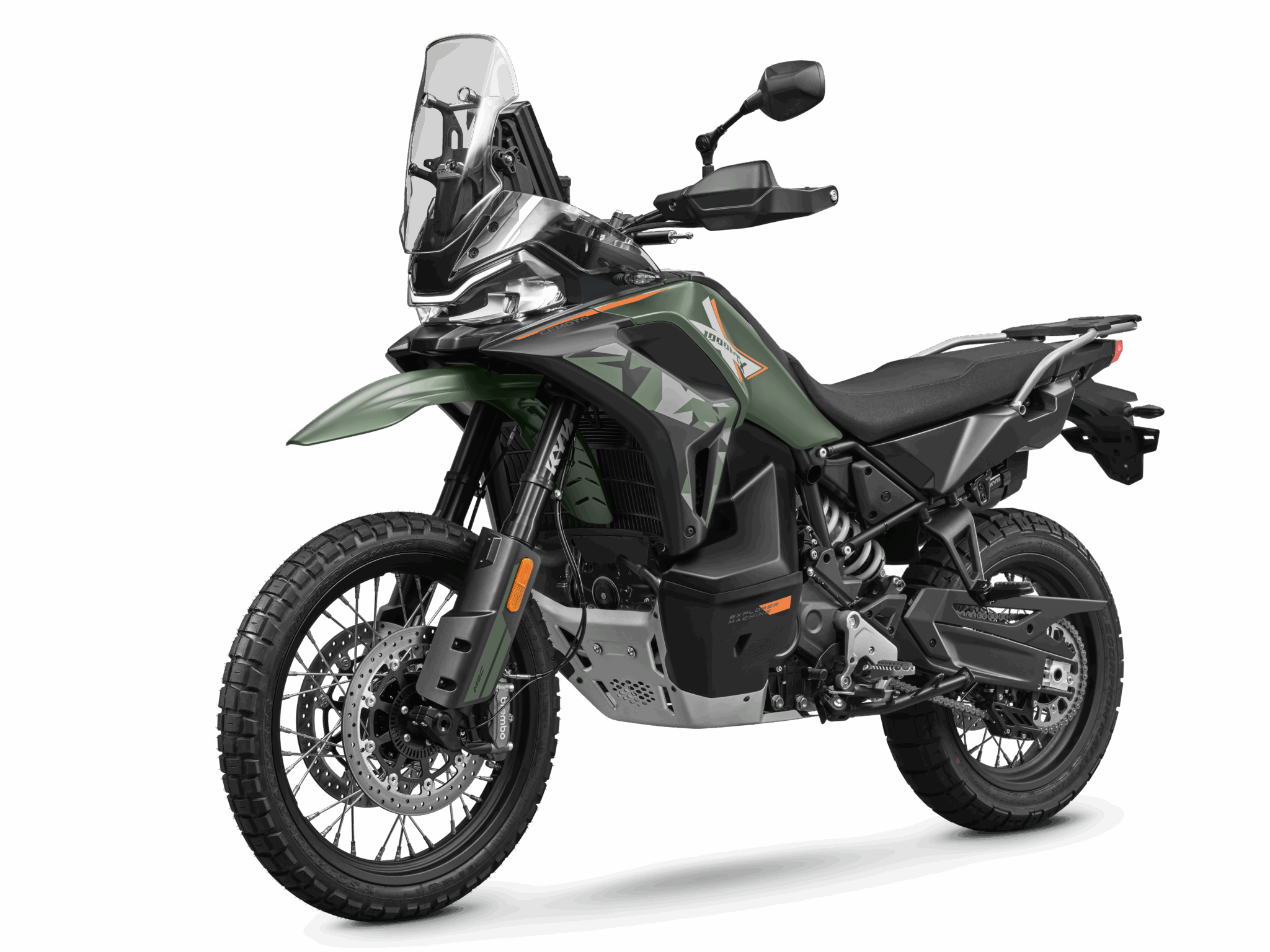 1000MT-X_Tactical Green_Left45_High-seat Ver - MC-Kompaniet i Väring